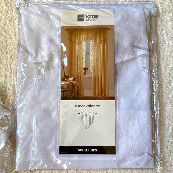 Home Collection | Accents | 8 Matching Scarf Valances With Bead Details ...